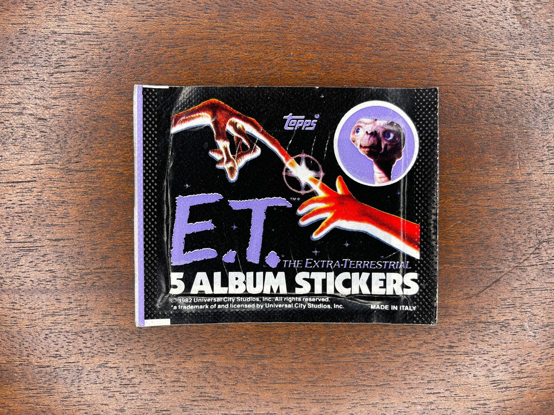 1982 Topps E.T. Album Stickers Pack, (5) Stickers, the Extra ...