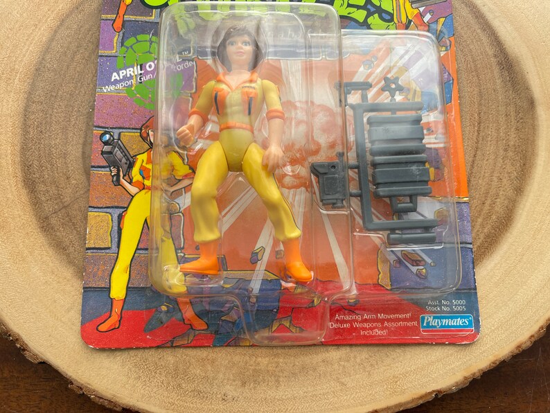 1990 Teenage Mutant Ninja Turtles, April O'neil, Playmates, Sealed in ...