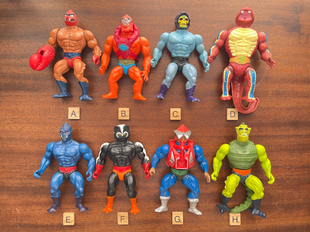 Vintage He-man Action Figures, Master of the Universe, Choose Your ...