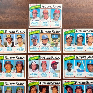 1980 Topps Baseball Cards, Lot of (13) Cards, Future Stars - Etsy