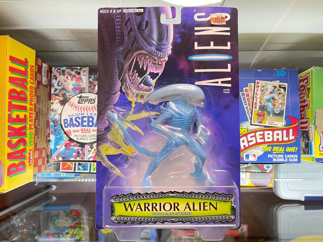 1996 Aliens, Kenner, Warrior Alien, Action Figure, in Sealed Package ...