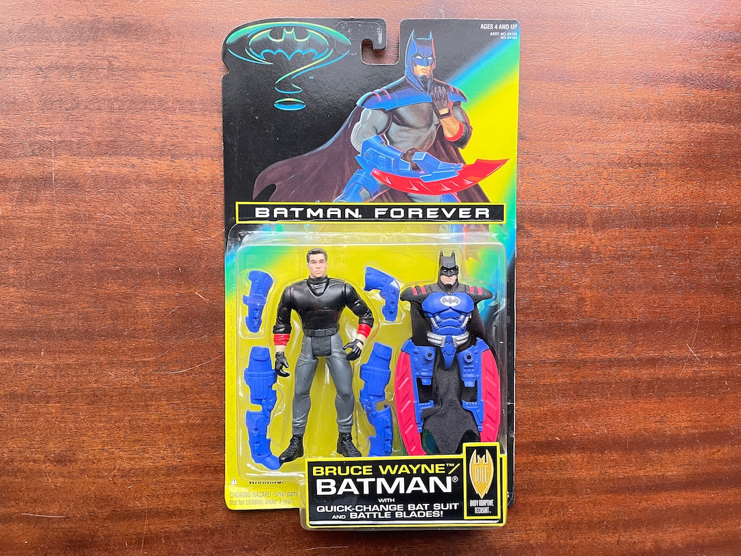 1995 Batman Forever, Bruce Wayne With Quick Change Bat Suit, Kenner ...