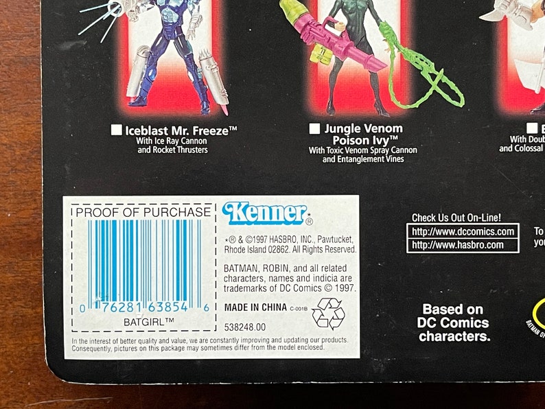 1997 Batman and Robin, Batgirl, Kenner, Action Figure, in Sealed ...