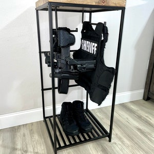 Guard the Line Police Gear Rack - Law Enforcement and Military Gear ...