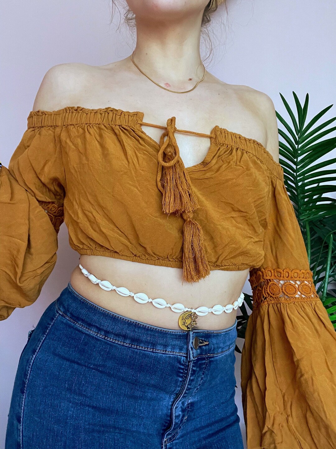 Cowrie Shell Waist Beads With Sun Moon Pendant | Cowrie Shell Jewelry ...