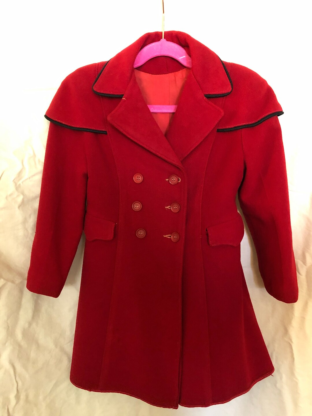 Vintage Wool Coat for Preschool Age Girl - Etsy