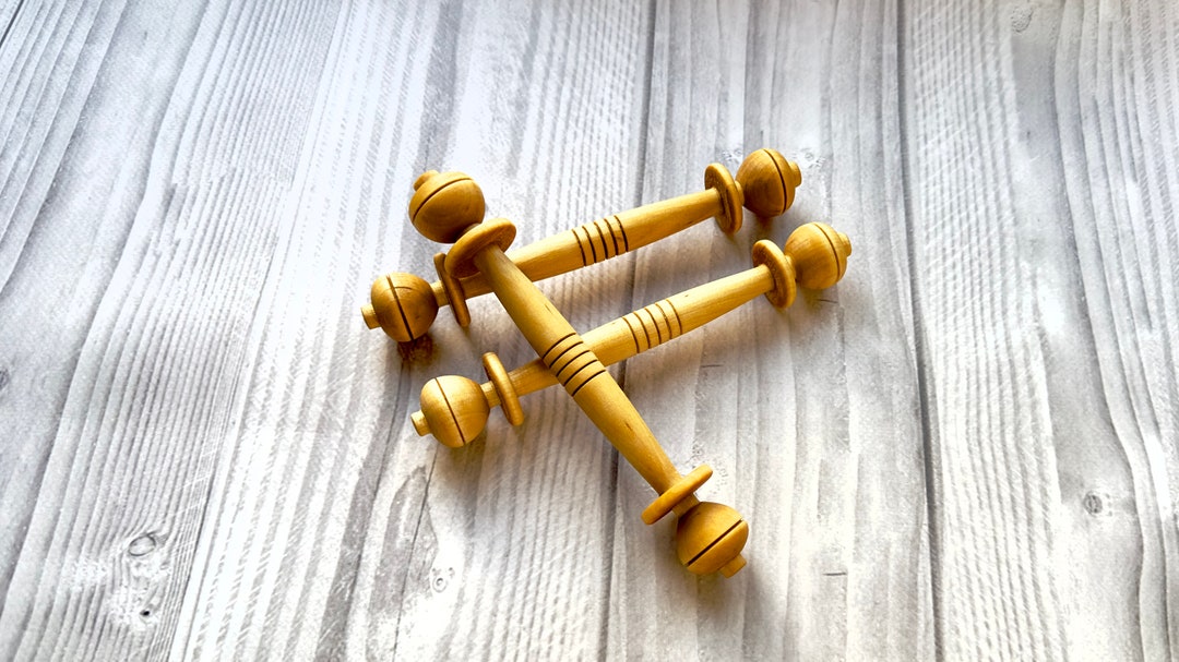 Thread Spools in Medieval Style, Weaving Thread Bobbins Vintage Style ...