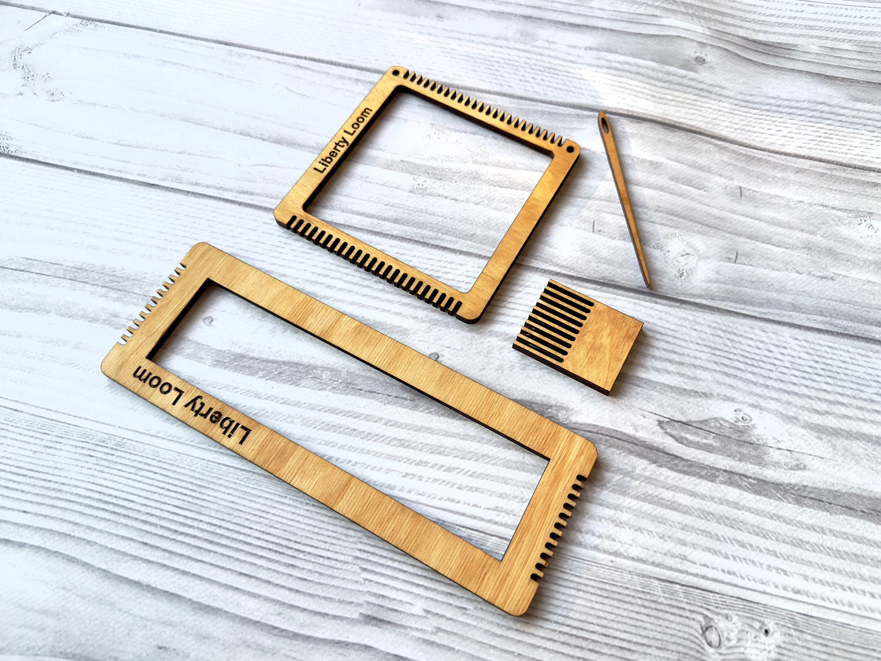 Weaving Looms Kit: Bookmark Loom, Square Small Loom, Weaving Needle and ...