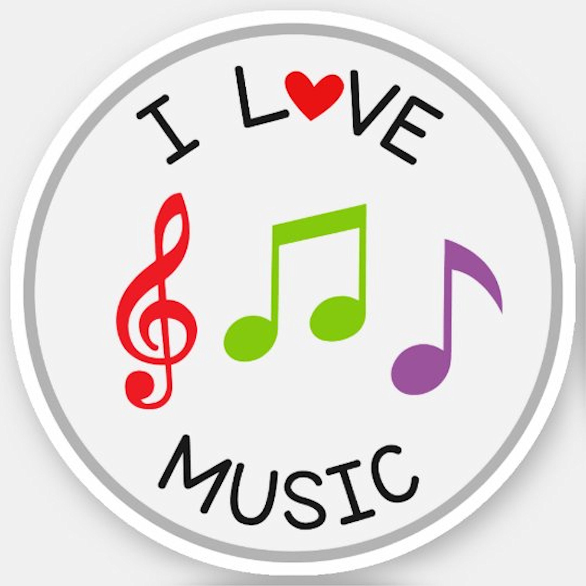 I LOVE School Subjects Vinyl Sticker Decal Math Sports Art & | Etsy