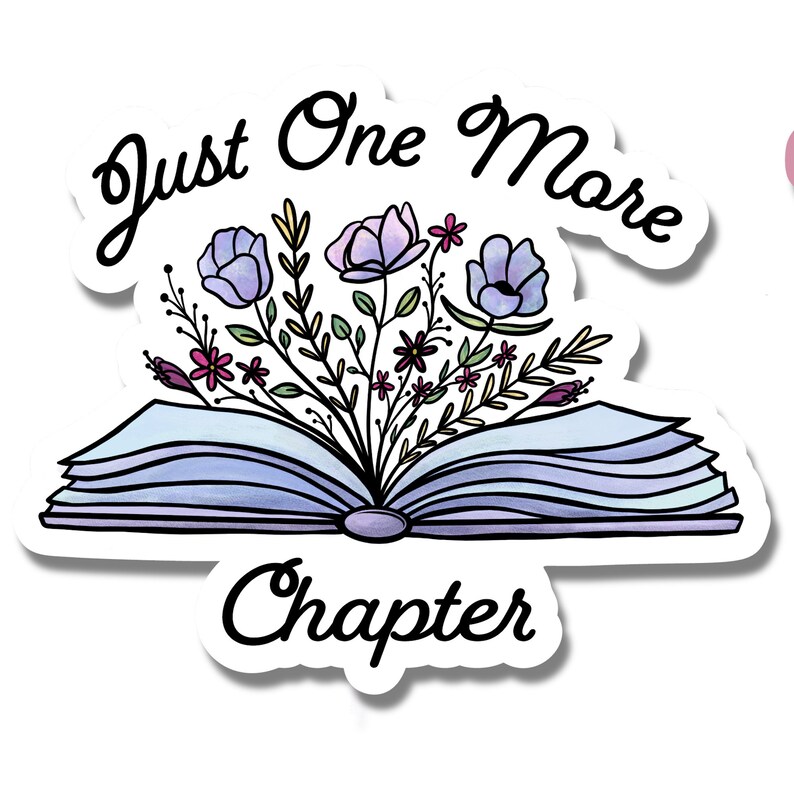 Book Reader Vinyl Sticker Decal 3 Inch Party Favors, Decorations, Party ...