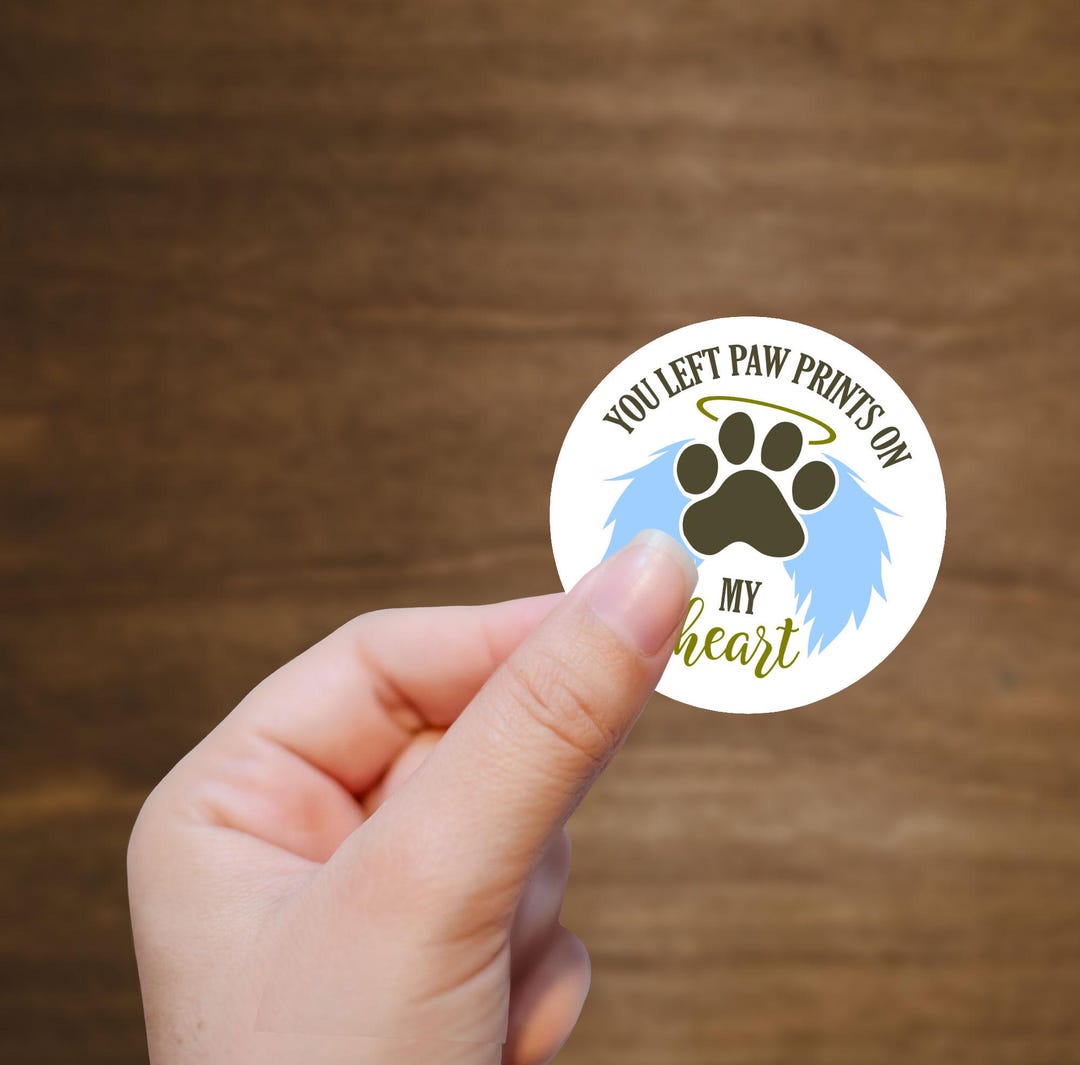 Memorial Pet Dog Cat Vinyl Sticker Decal 3 Sizes - Personalized ...