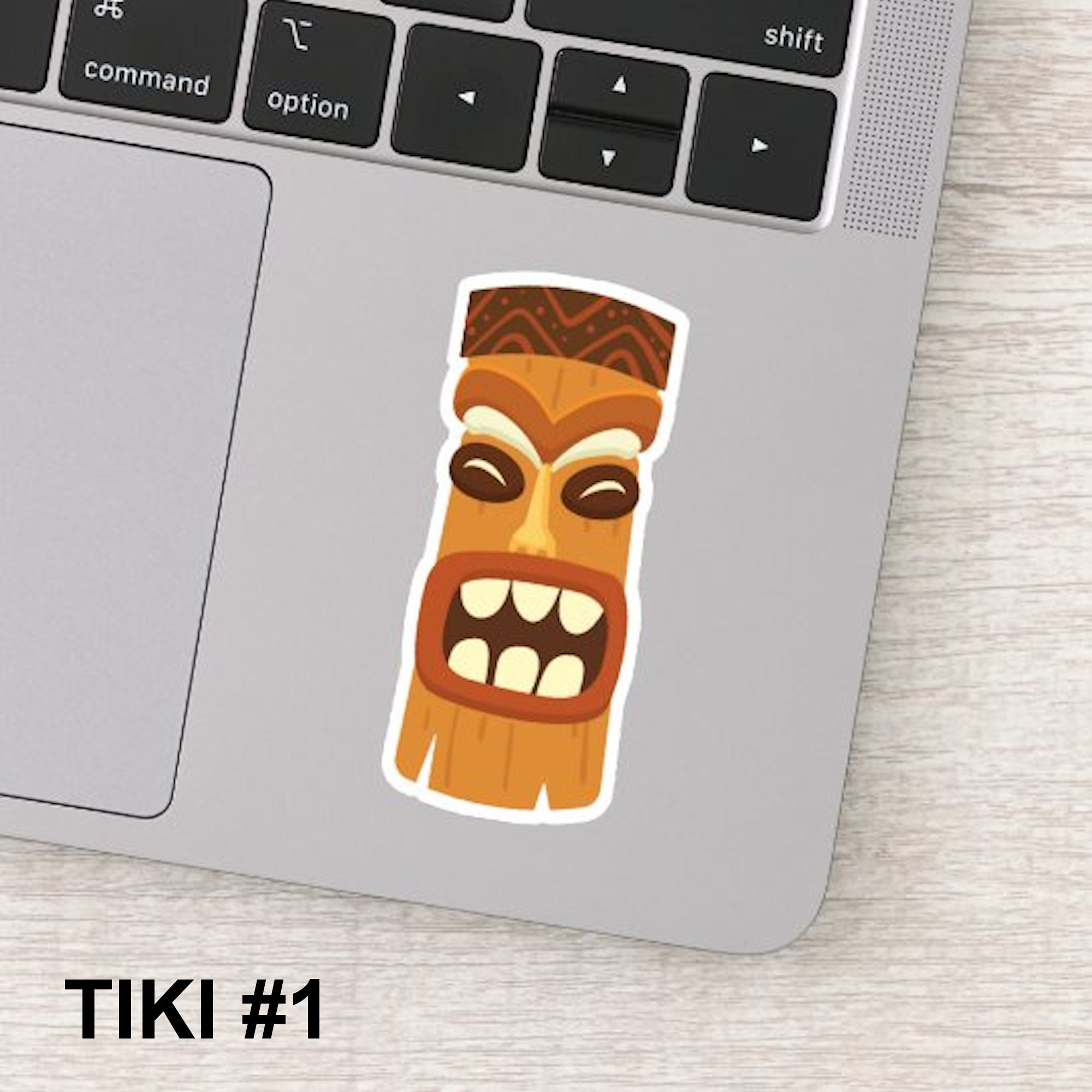 Tiki Masks Vinyl Sticker Decal 3 Inch Hawaii, Tropical, Birthday Party ...