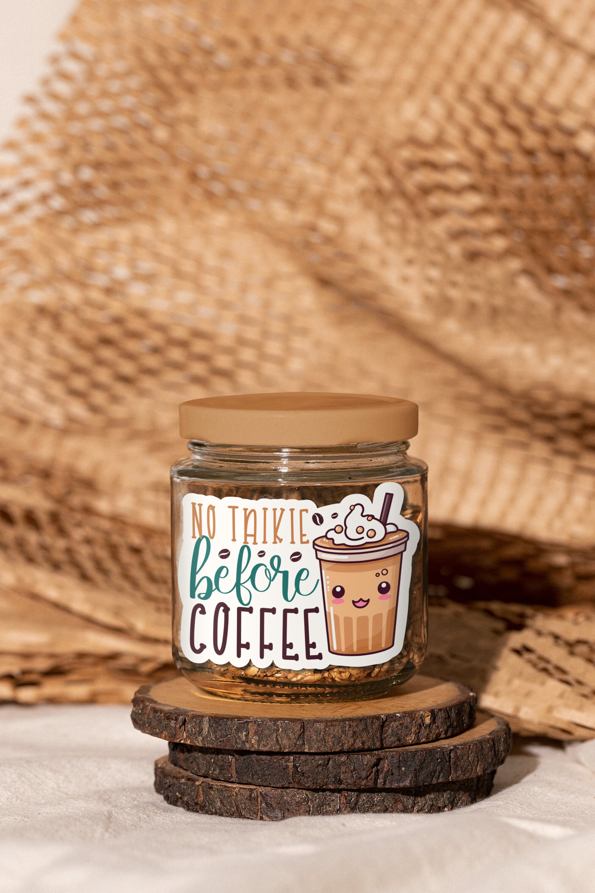 Funny Coffee Sayings Vinyl Sticker Decals, 3 or 6 Inch Tall - Stick on ...