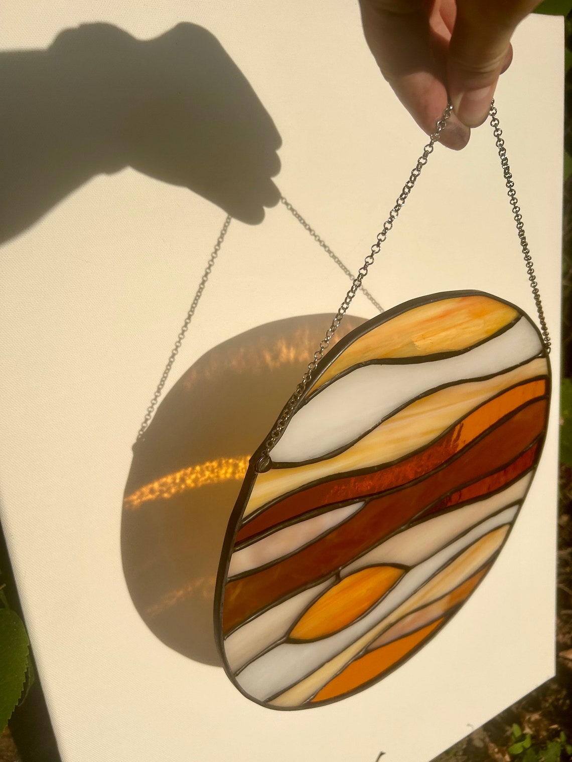 Jupiter Stained Glass Suncatcher - Etsy