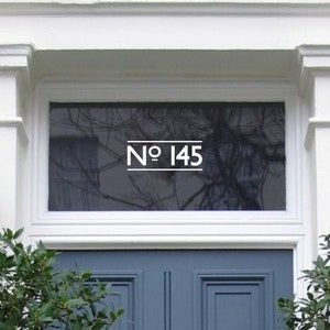 Personalised Classic Door Number Decal House Number Decal Sticker - Etsy