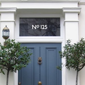 Personalised Classic Door Number Decal House Number Decal Sticker - Etsy