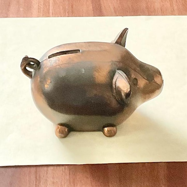 Vintage Piggy Bank - Etsy