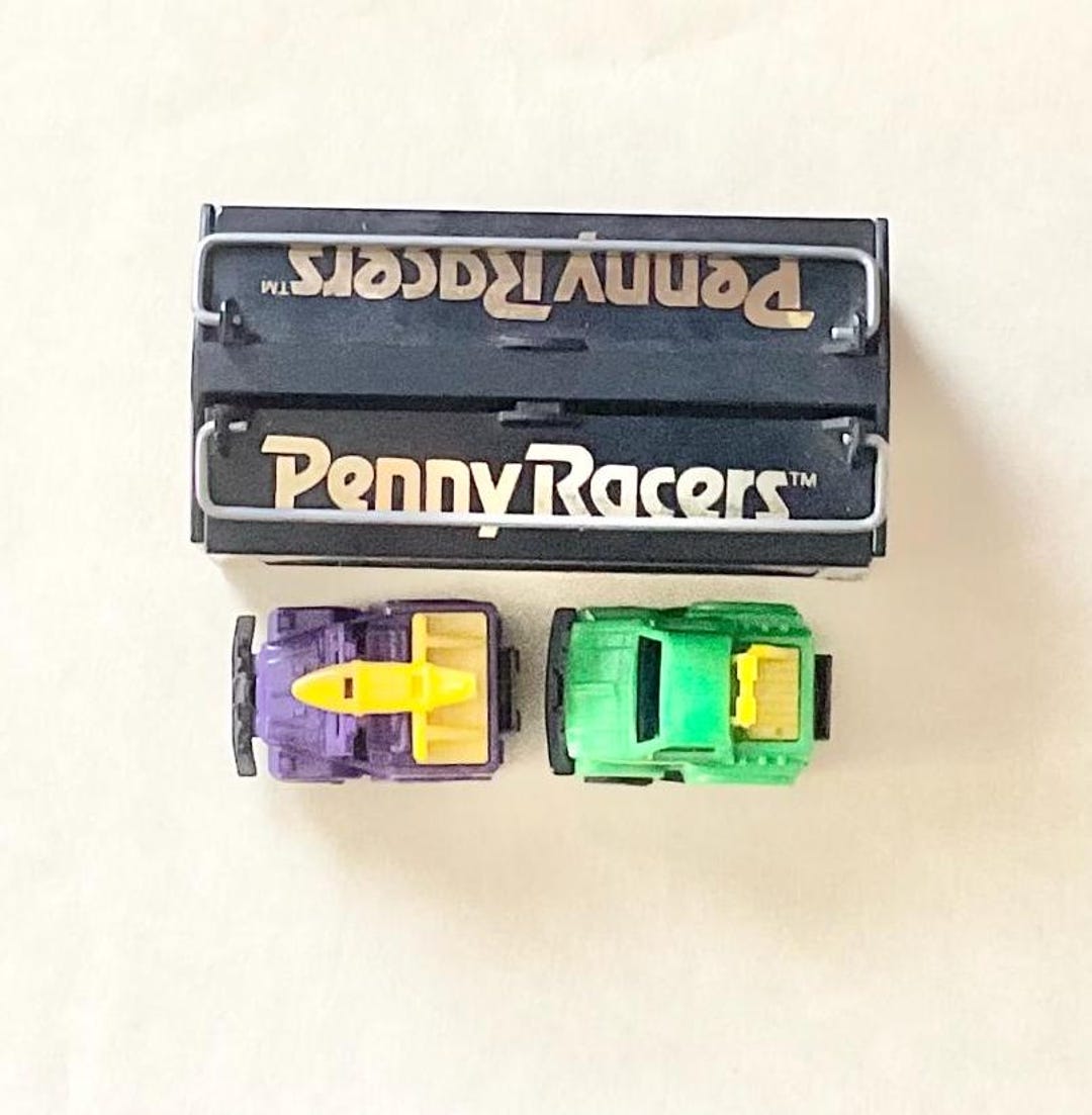 Vintage Penny Racers. Green Baja Blaster and Purple Sun Devil. Used ...