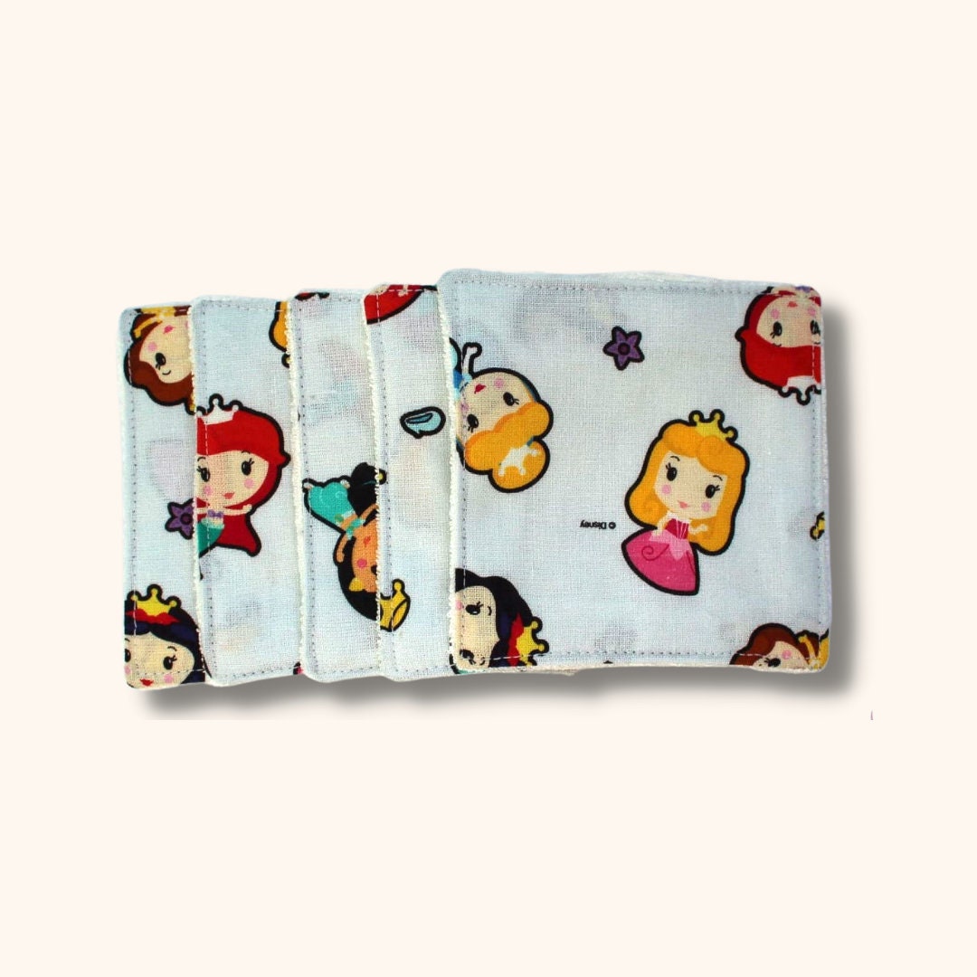 Lingette lavable Pipoka Cotonette Princesse 5 cotonettes - Etsy France