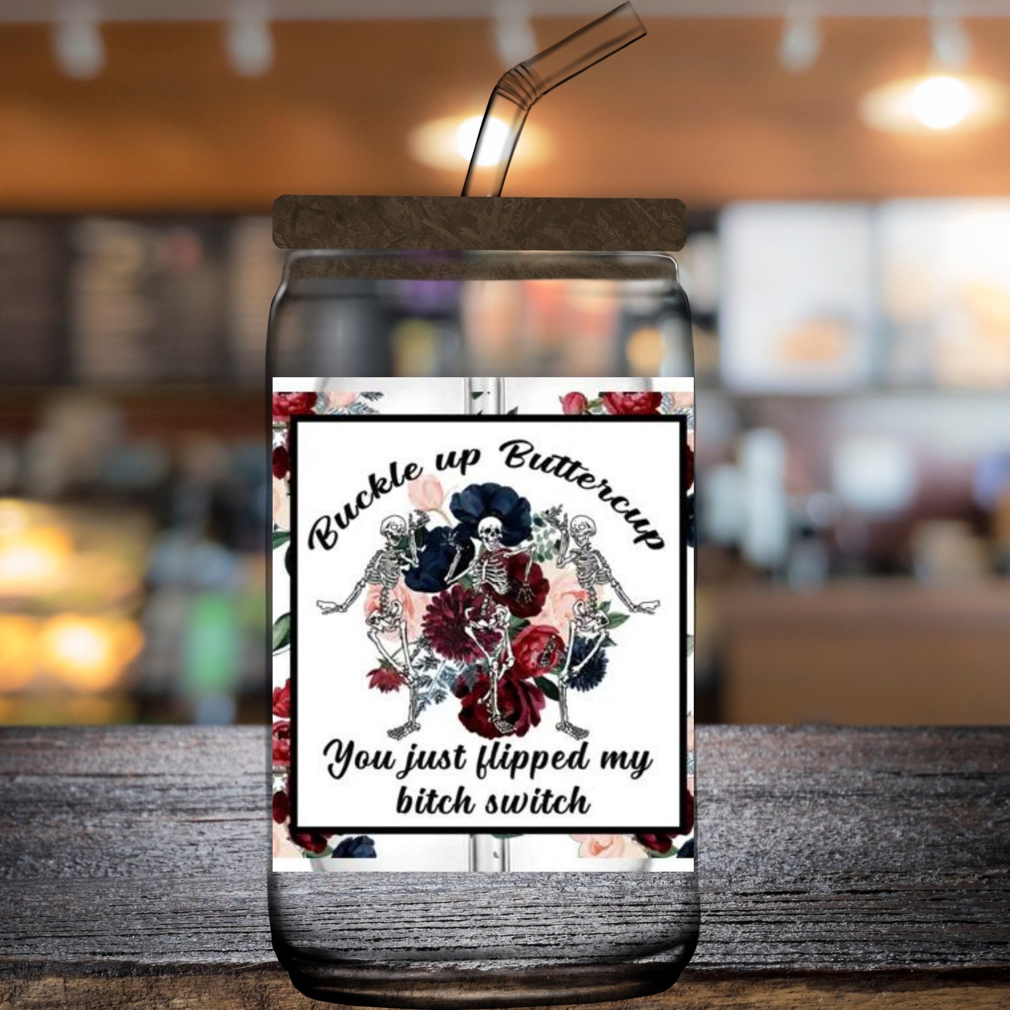 UV DTF Buckle up Buttercup|no Heat Needed|permanent Adhesive|waterproof ...