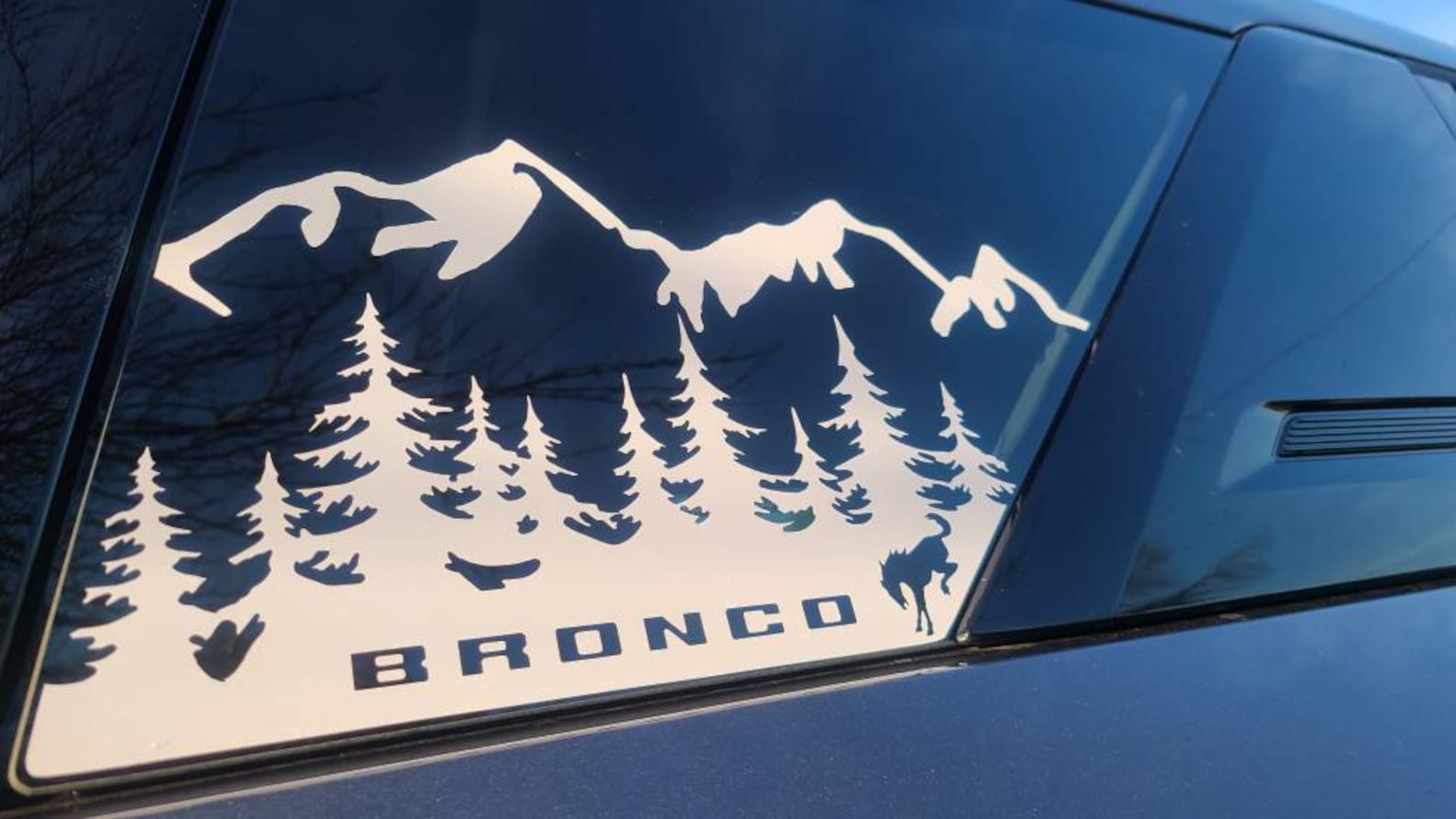 2021 Ford Bronco Sport rear window decal | Etsy
