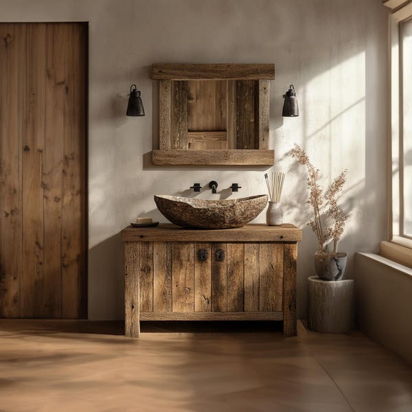 Rustic Vanity - Etsy