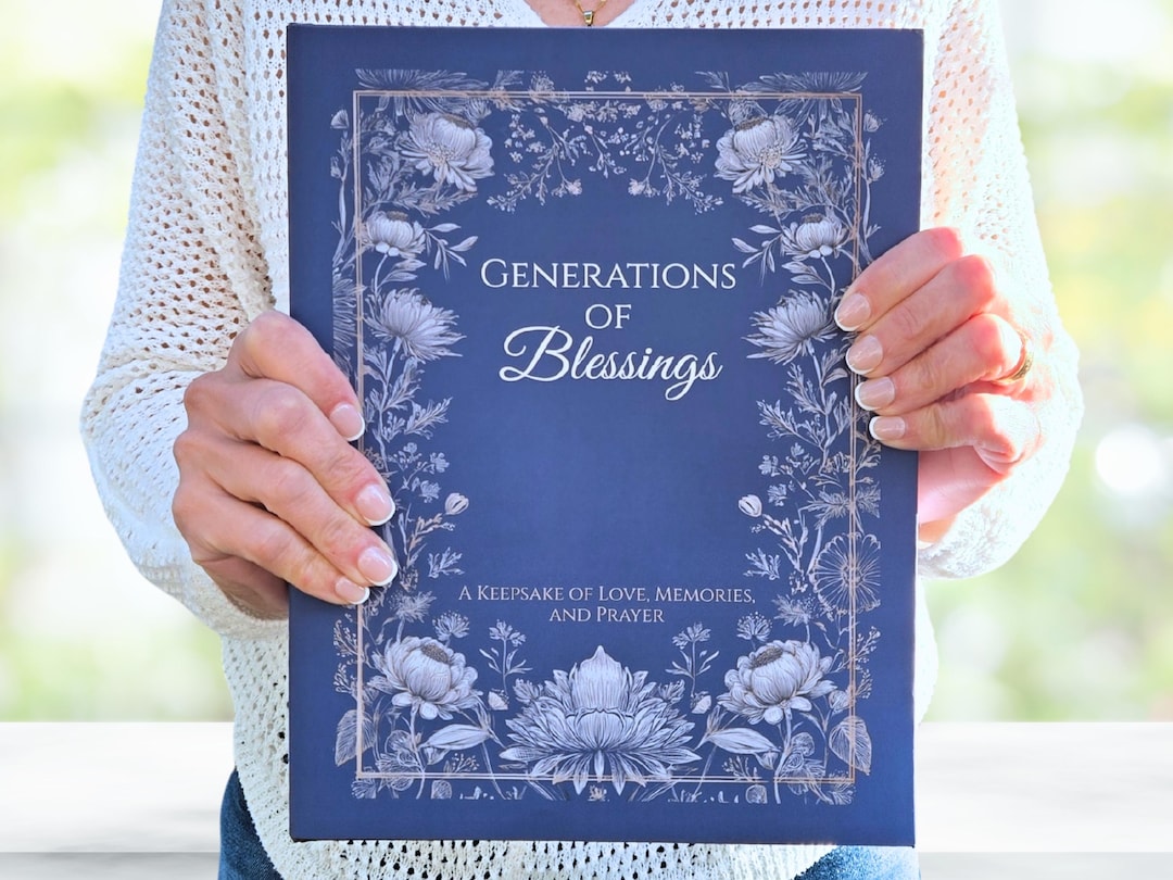 Generations of Blessings | Family Prayer Keepsake | Heirloom Memory ...