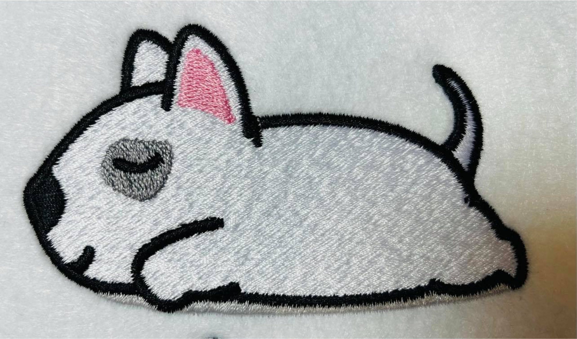 Bull Terrier Machine Embroidery Design - Etsy