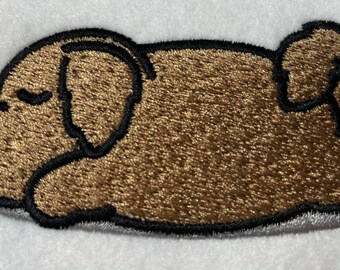 Chocolate Lab Embroidery Design - Etsy