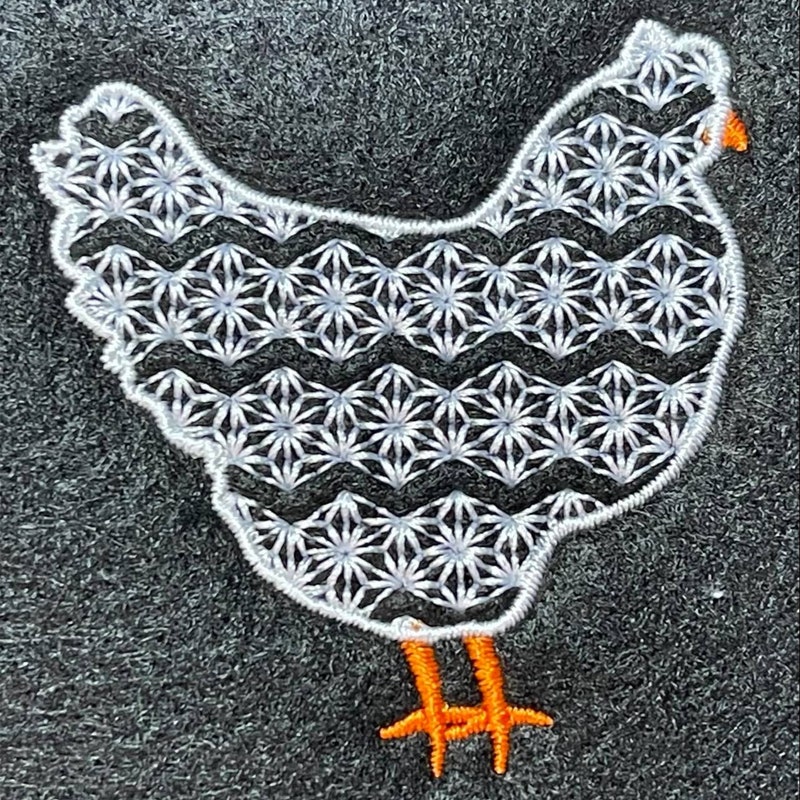 Chicken Embroidery Design - Etsy