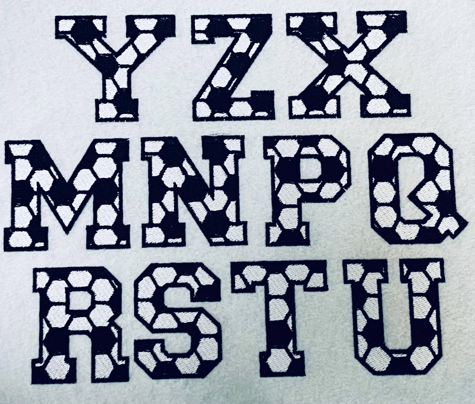 Soccer Alphabet - Etsy