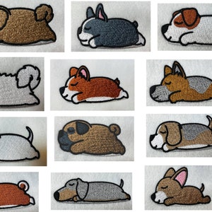 12 Dog Machine Embroidery Designs - Etsy
