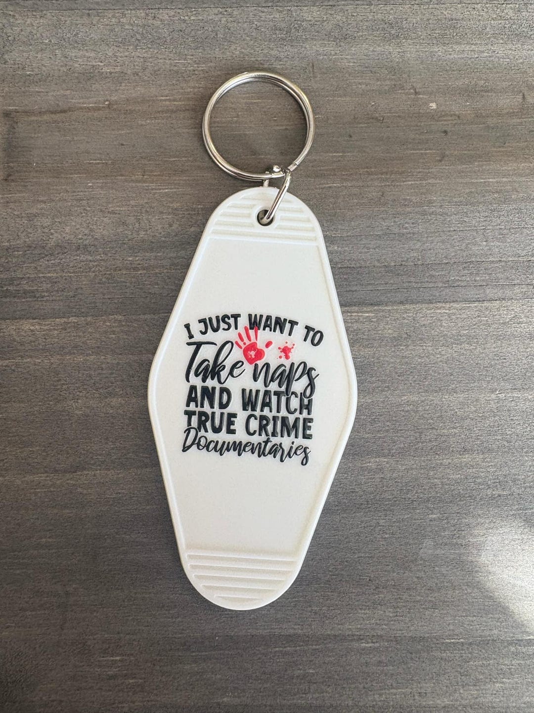 True Crime Motel Keychain - Etsy
