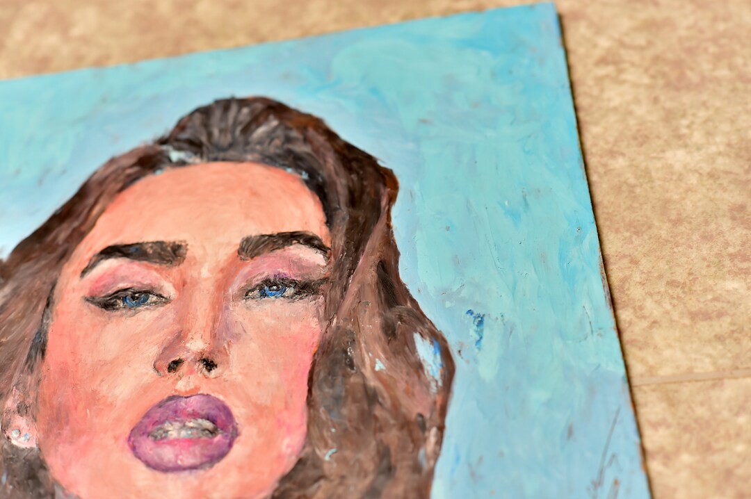 Plasticine Portrait From Photo Handmade Painting Custom Gift - Etsy