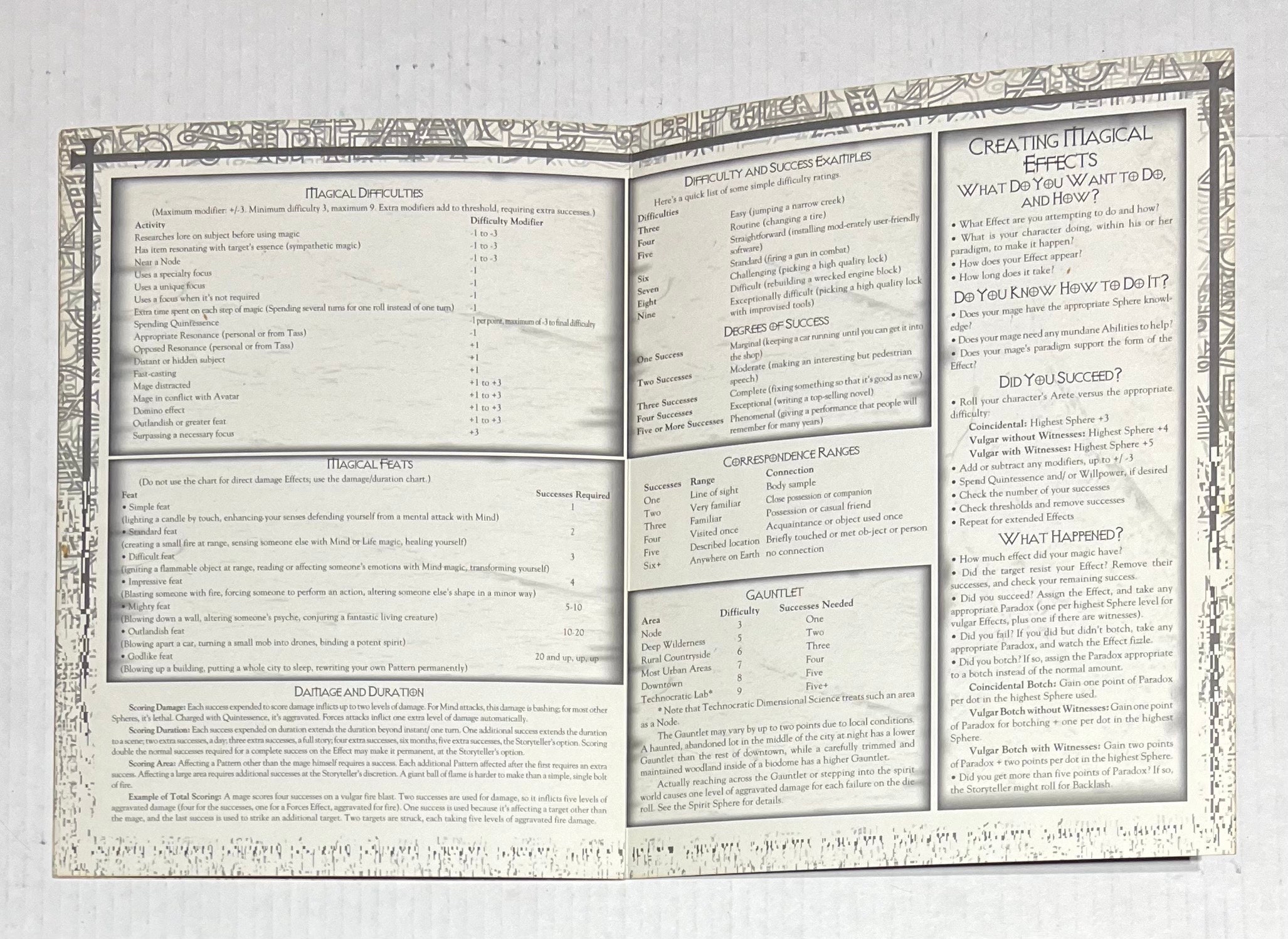 Mage the Ascension Storyteller Companion Screen - Etsy