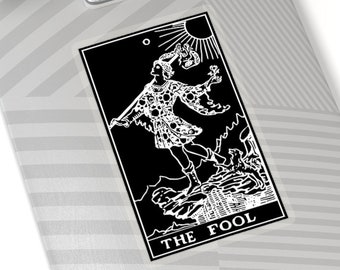 The Fool Rider-waite Tarot Card Major Arcana Waterproof Sticker ...