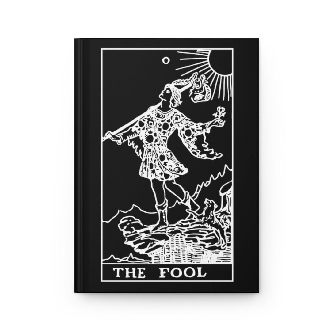 Fool Tarot Card Rider Waite Major Arcana Lined Journal - Etsy