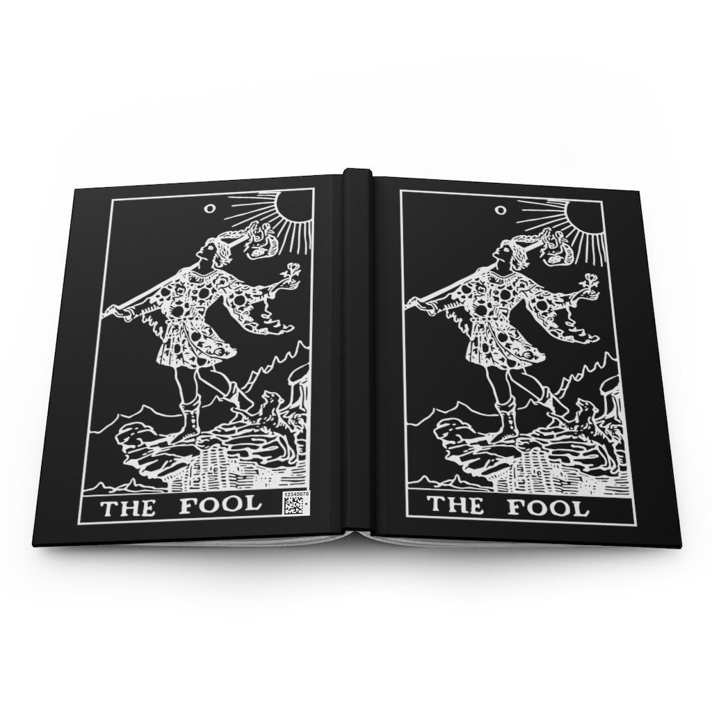 Fool Tarot Card Rider Waite Major Arcana Lined Journal - Etsy