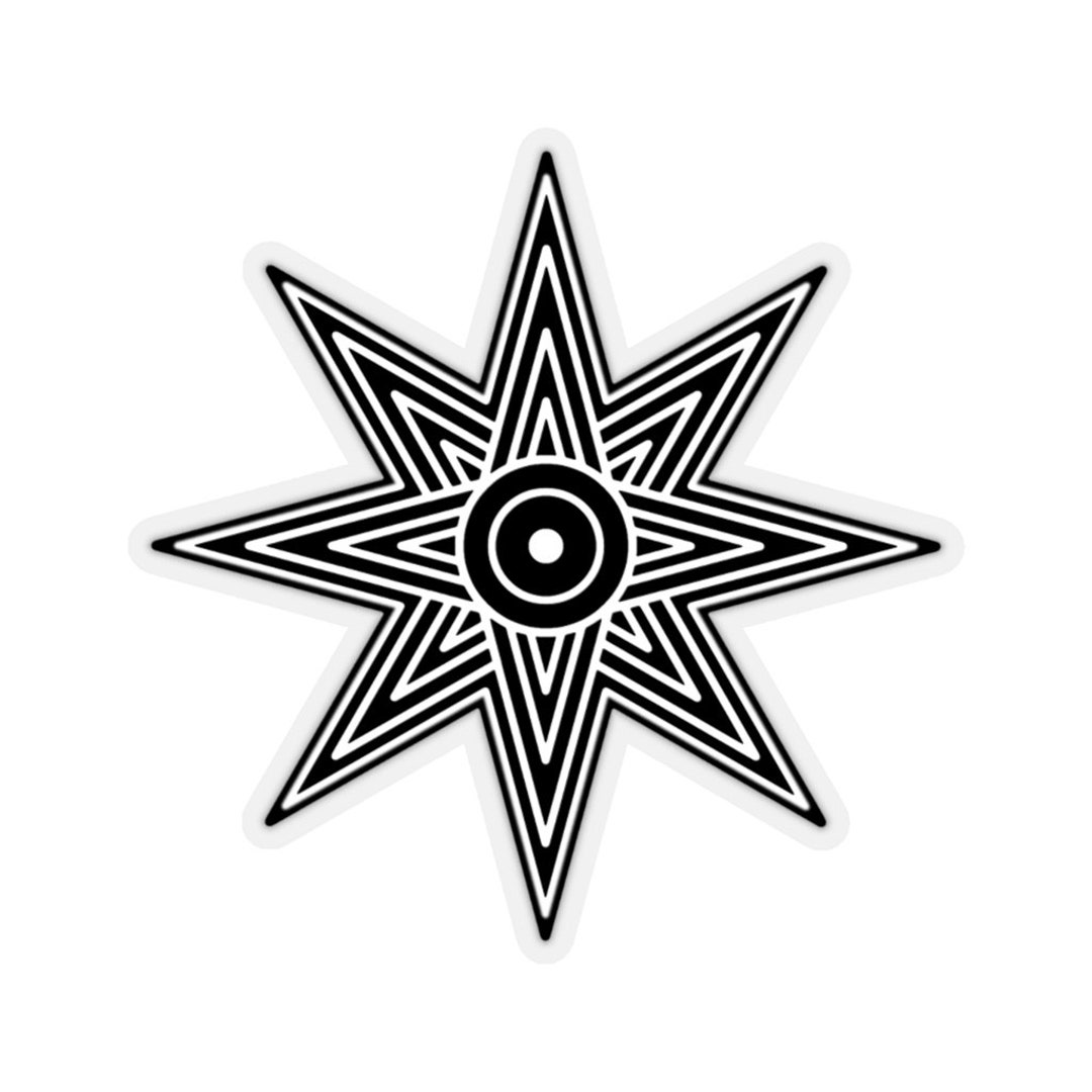 Star of Ishtar Star of Inanna Goddess Venus Star Black Sticker - Etsy