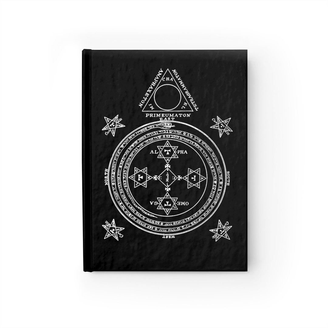 Magic Circle of Solomon. Goetia. Occult Magick Journal Blank - Etsy