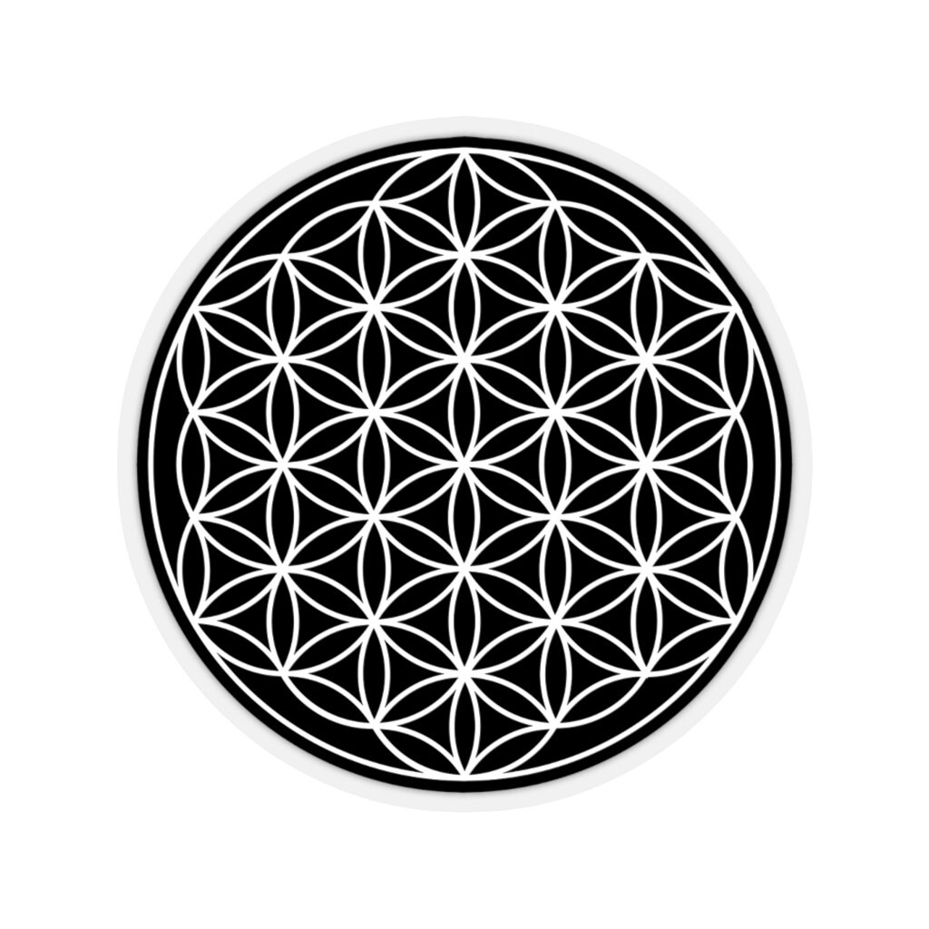 The Flower of Life Sacred Geometry Metaphysical Symmetry Sticker - Etsy