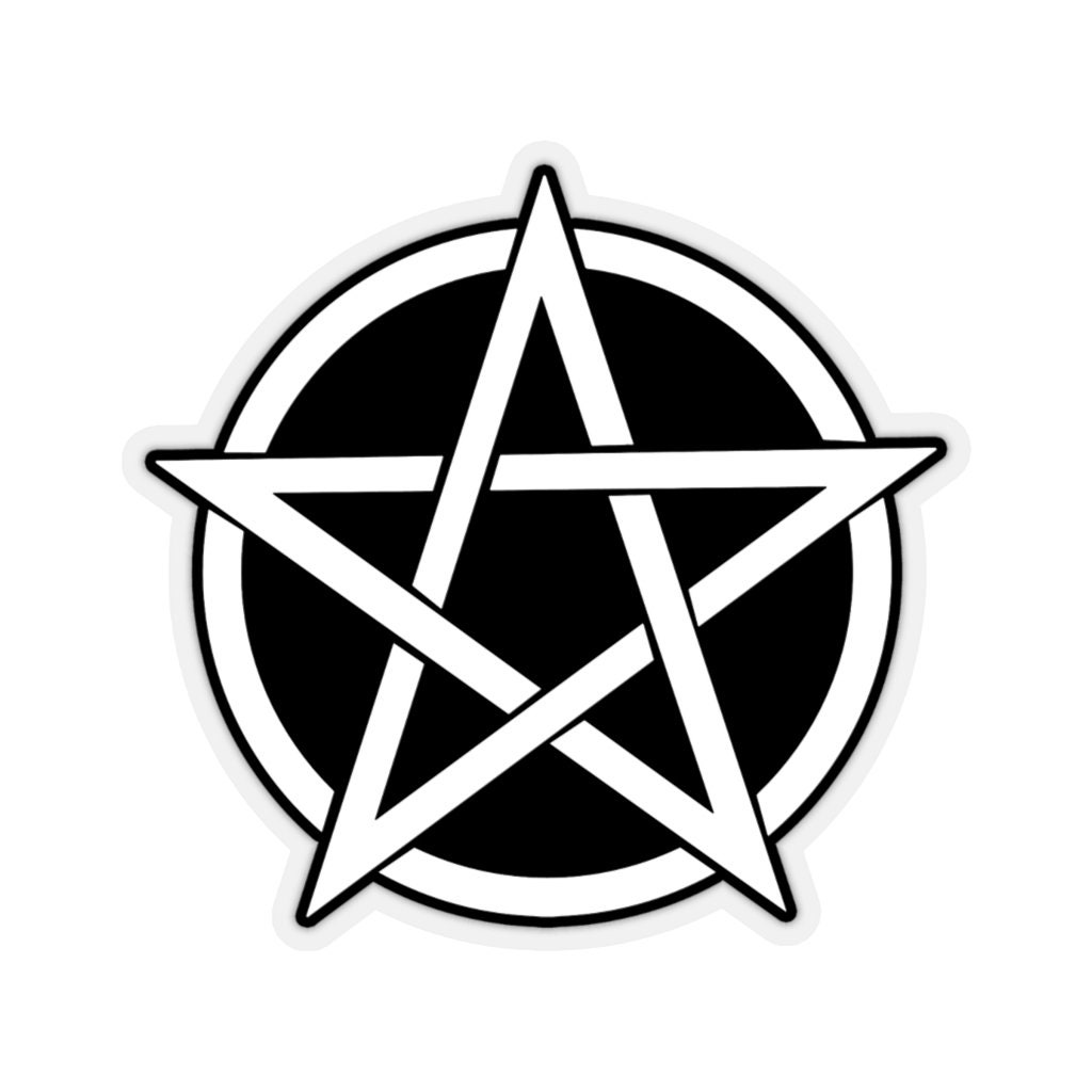 Pentacle Magic Pentagram Star Sticker | Etsy