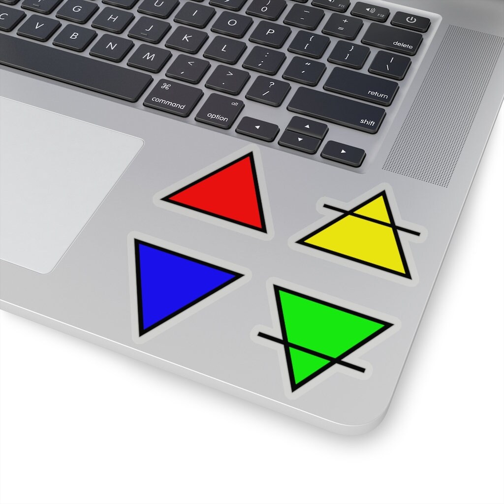 The 4 Elements Alchemical Fire, Earth, Air, Water Alchemist Sticker ...
