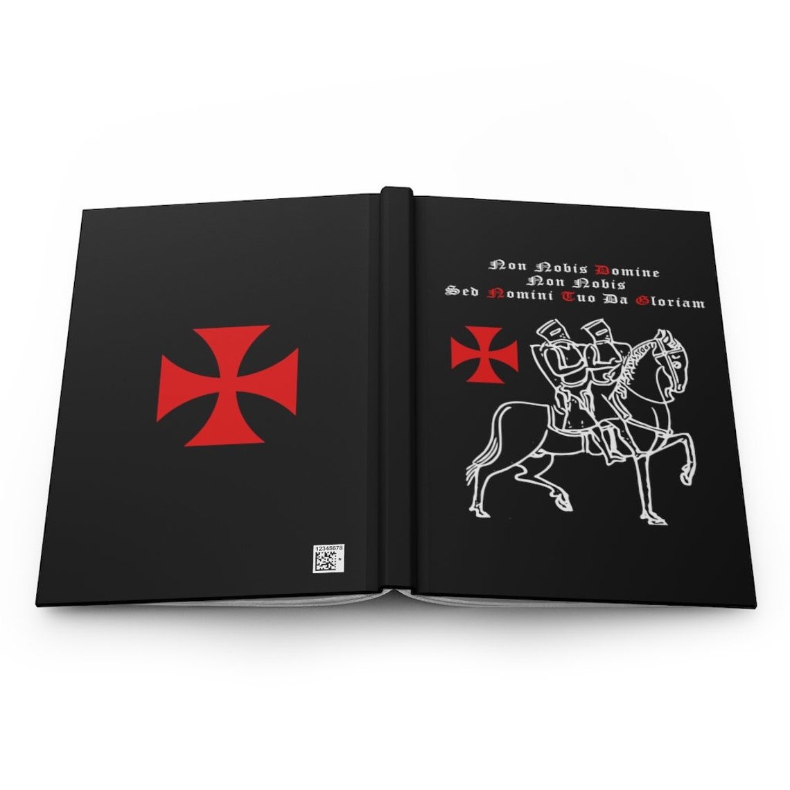 Knights Templar. Templar Symbol and Motto. Hardcover Journal - Etsy