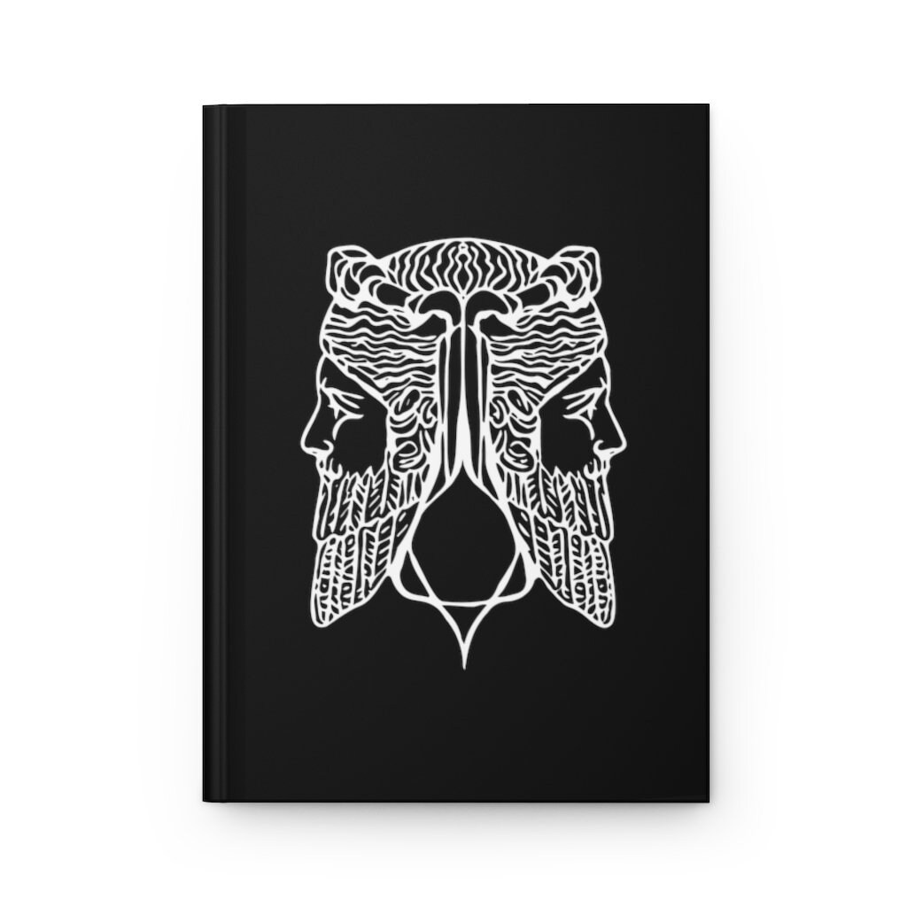 Two Faced God Janus. Roman God Ianus Hardcover Journal With Lines. - Etsy