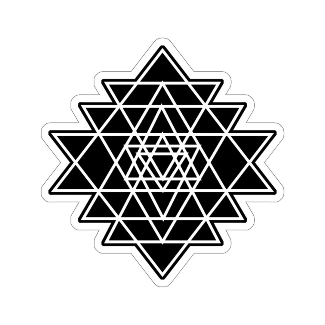 Shri Yantra, Shri Chakra Sacred Geometry Triangles Sticker - Etsy