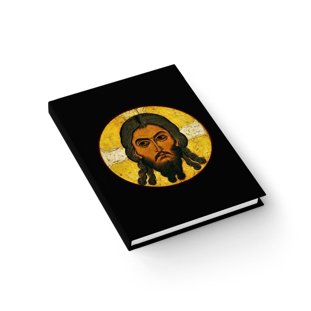 Mandylion Jesus Face Spiritual Journal BLANK PAGES. Jesus Christ ...