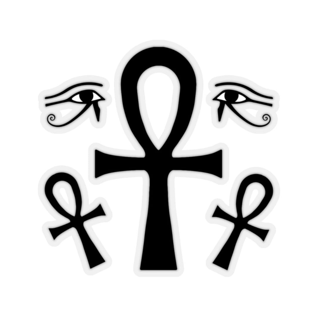 Ankh, Eye of Horus Ancient Egypt Key of Life Stickers Sheet - Etsy
