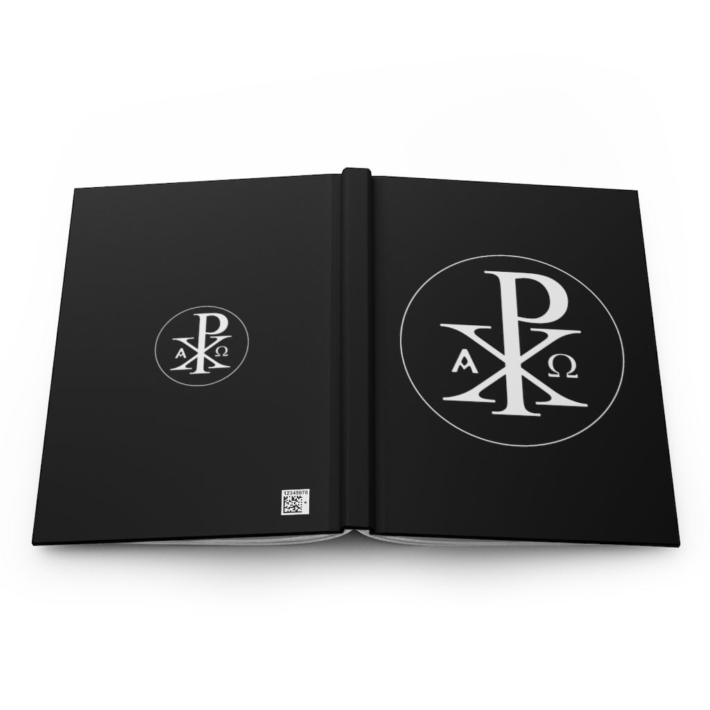 Chi Rho. Constantine Cross. in Hoc Signo Vinces. Hardcover Journal With ...