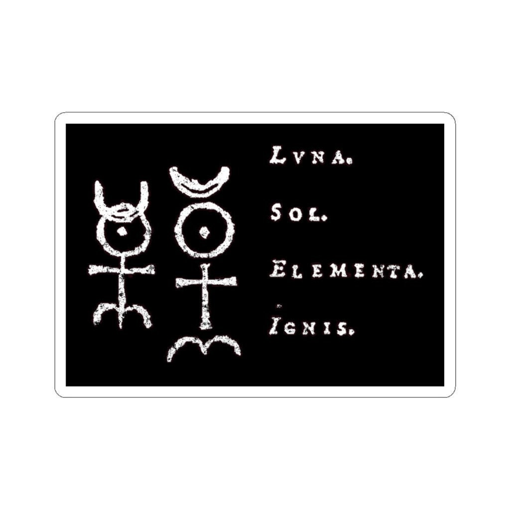 Hieroglyphic Monad John Dee Alchemical Elemental Symbol Sticker - Etsy